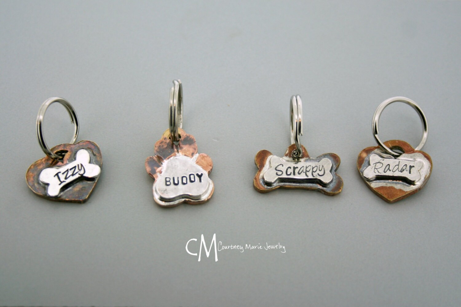 Pet ID tag Custom Pet ID Tag Handmade Pet ID Tag Mixed | Etsy