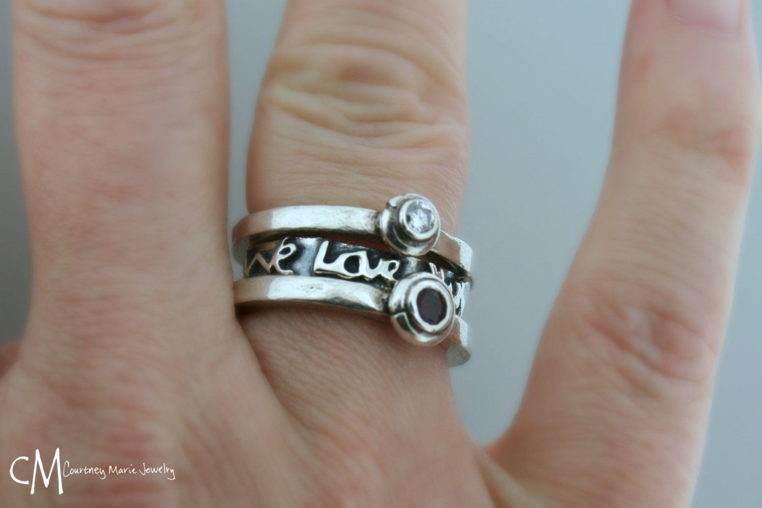 Personalized Handwriting Ring - Handwriting Jewelry - Handwriting Gift ...