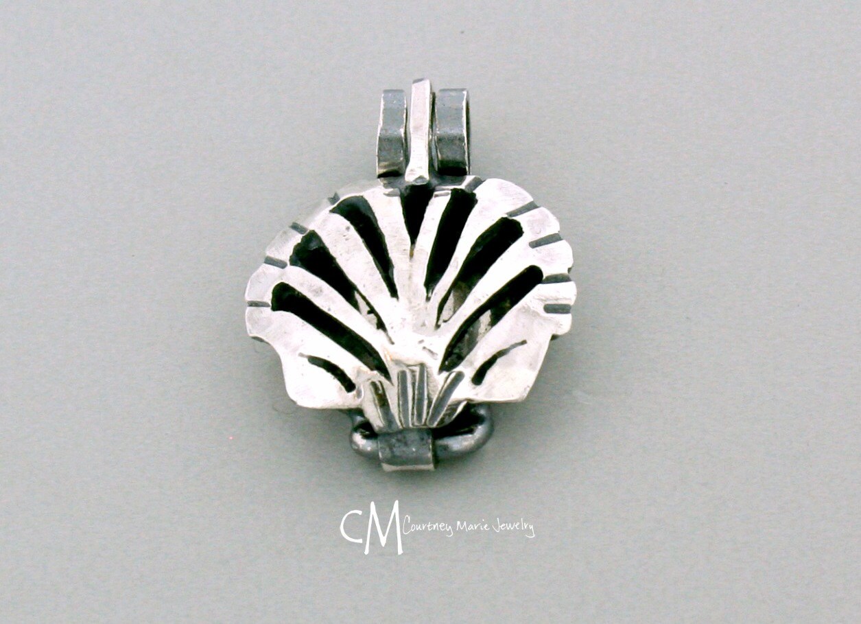 Aromatherapy Diffuser Pendant - Diffuser Pendant - Sea Shell Pendant ...