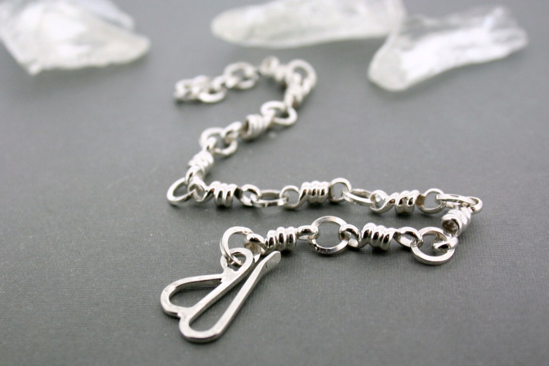 Unique Chain Bracelet - Handmade Chain - Artisan Sterling Silver ...