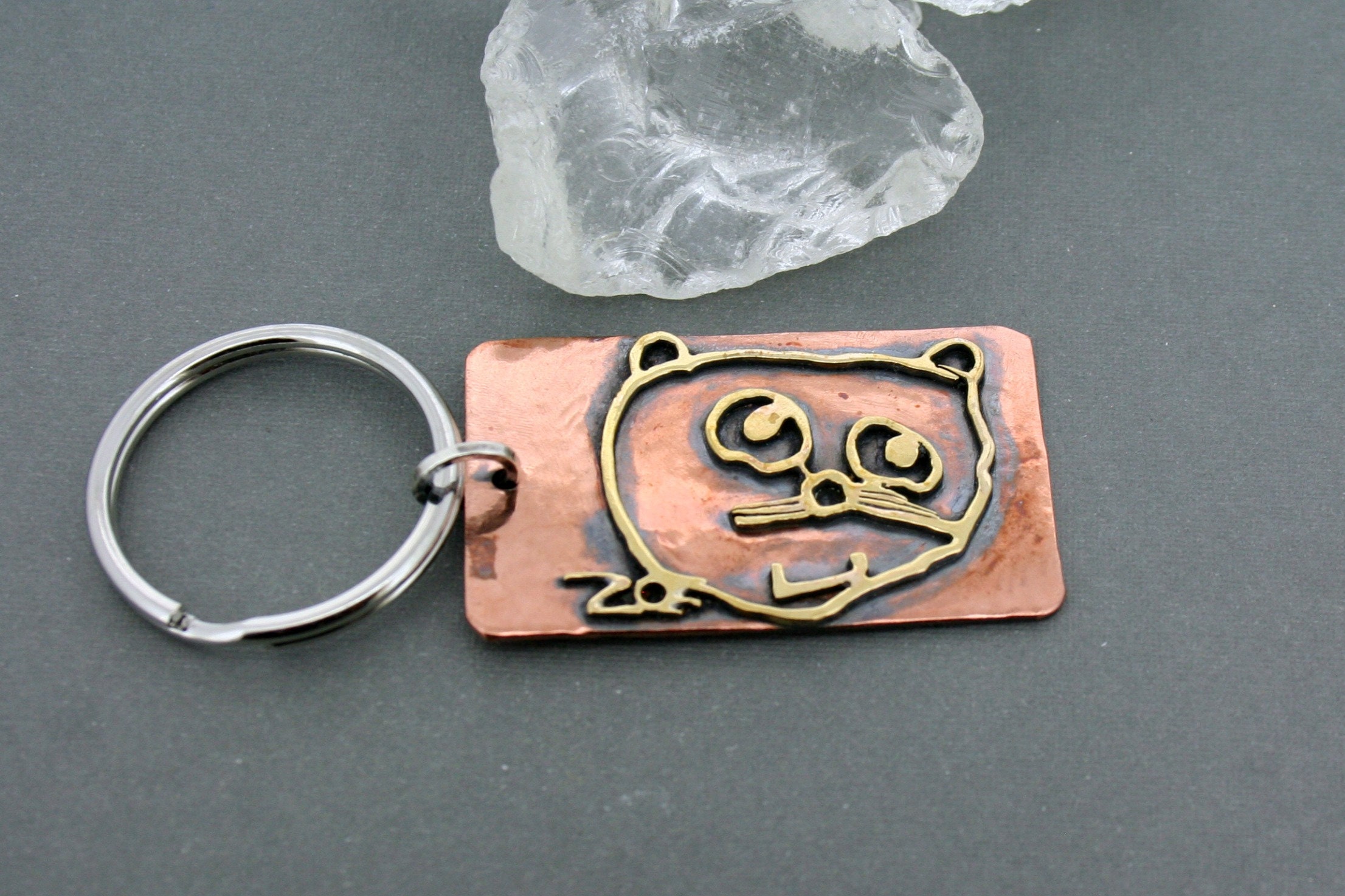 Child Artwork Key Chain - Child Drawing Keepsake - Mens Key Chain ...