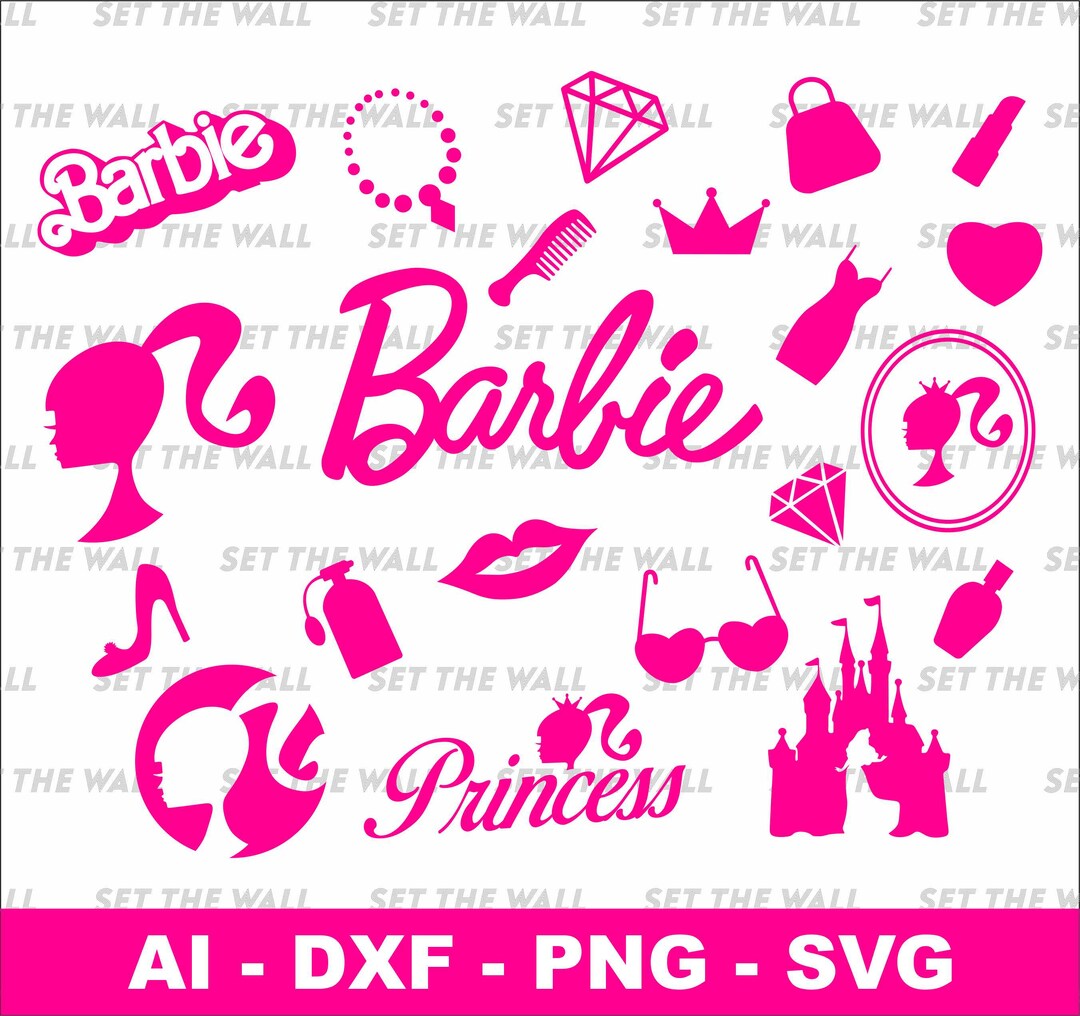 Barbie SVG Bundle, Logo Graphics (digital Files) - Etsy