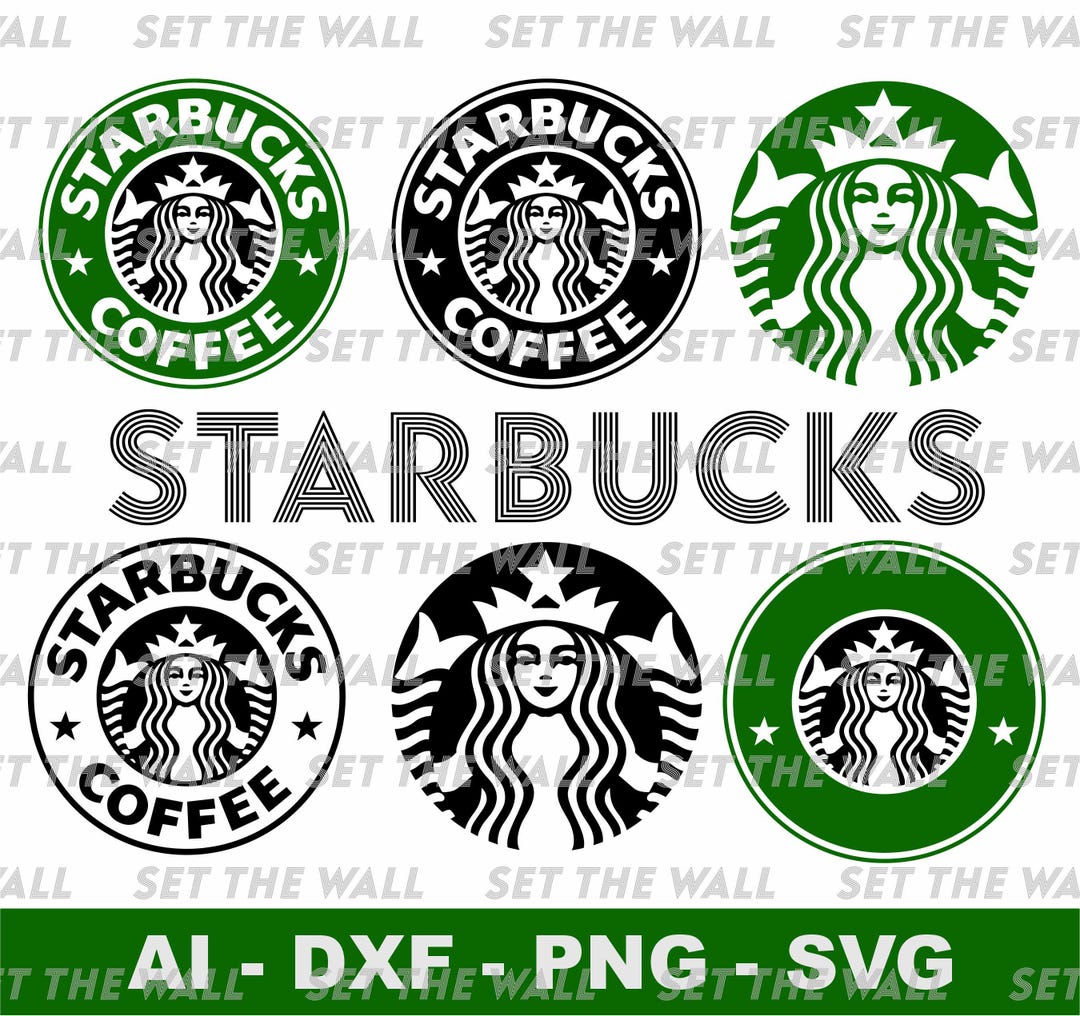Starbucks Logo (svg, Png, Ai, Dxf Bundle) (digital Download) - Etsy