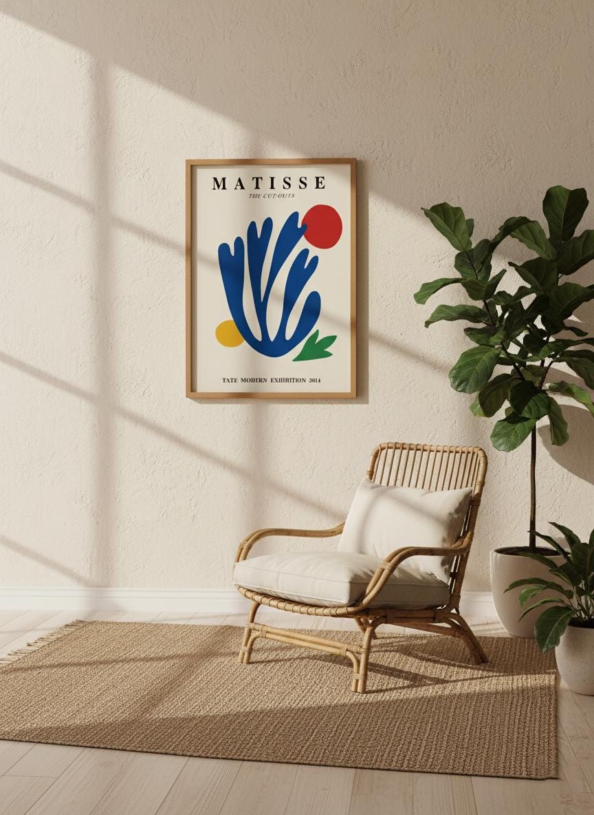 Matisse Poster Set of 10 Printable Wall Art, Colorful Abstract ...