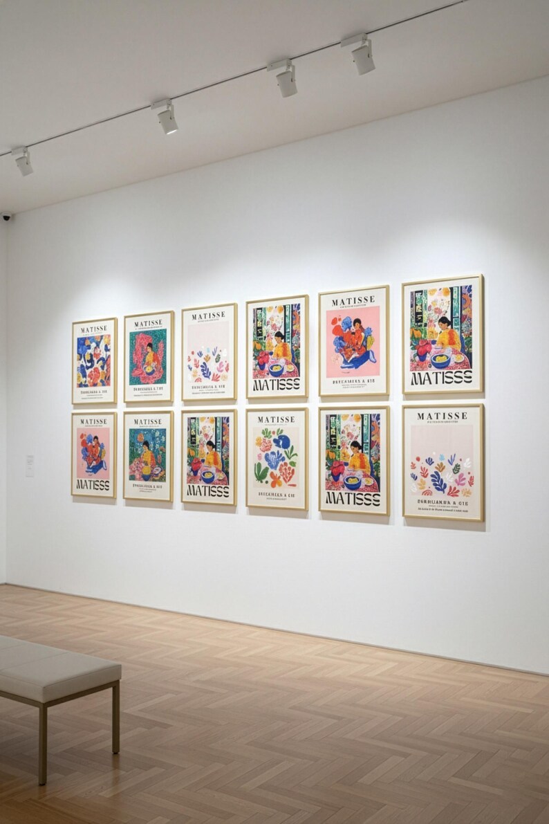 Matisse Poster Set of 10 Printable Wall Art, Colorful Abstract ...