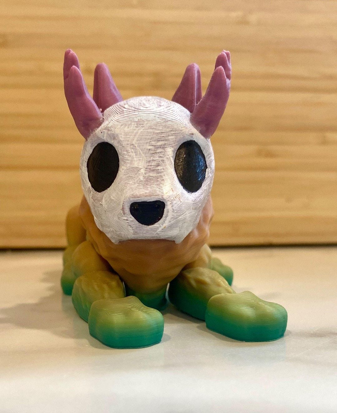 3D Printed Articulated Wendigo Figure, Cryptid Desk Toy - Etsy Australia