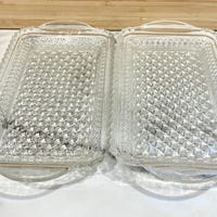 Vintage, Rare 1960s Glama Glass Tray, MCM Thorpe Tray, Divided Sinclair ...
