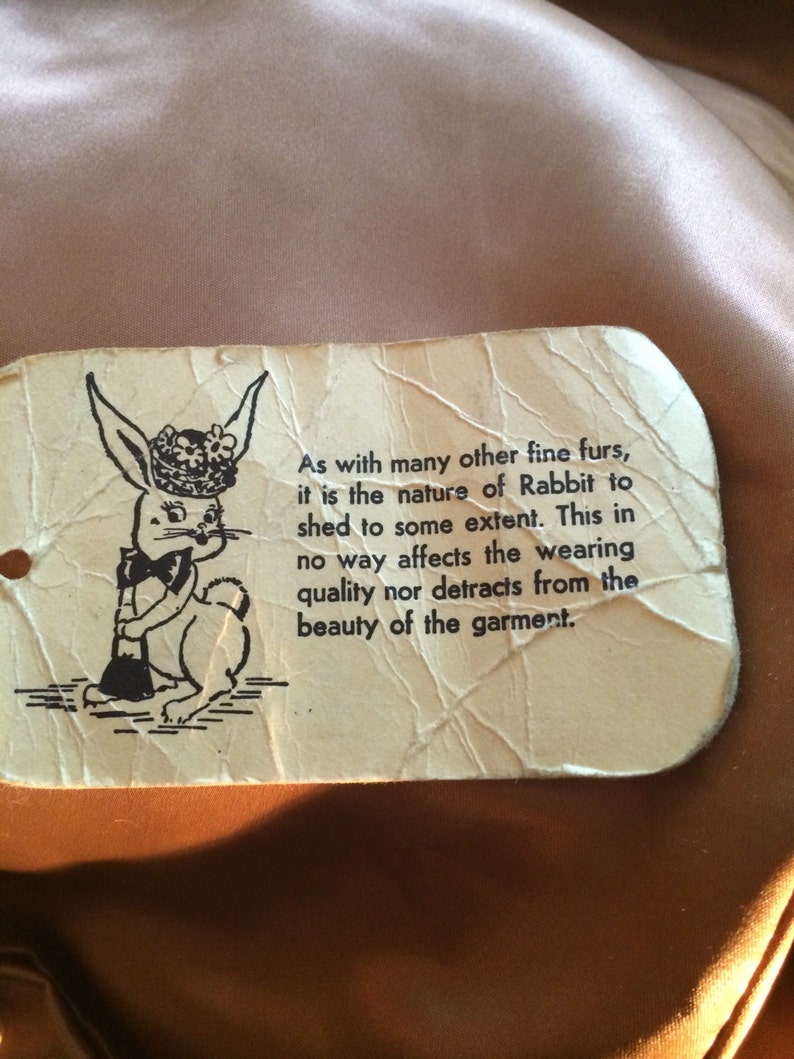 80's Cream Rabbit Fur Bomber Jacket - Etsy