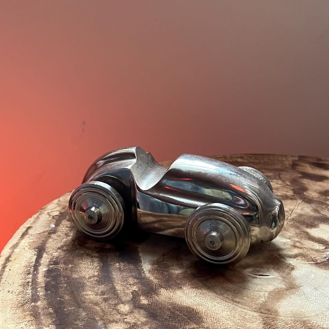 Vintage Small Collectible Metal Car Figurine, Working Wheels - Etsy