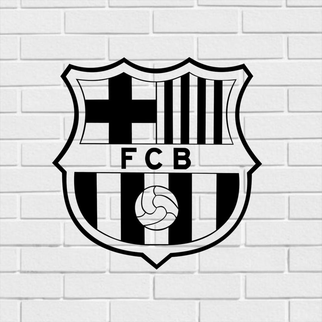 Fc Barcelona Football Club Logo - Free Dxf for Laser Cutting and Plasma ...