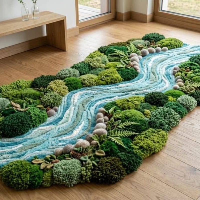 Moss Rug - Etsy
