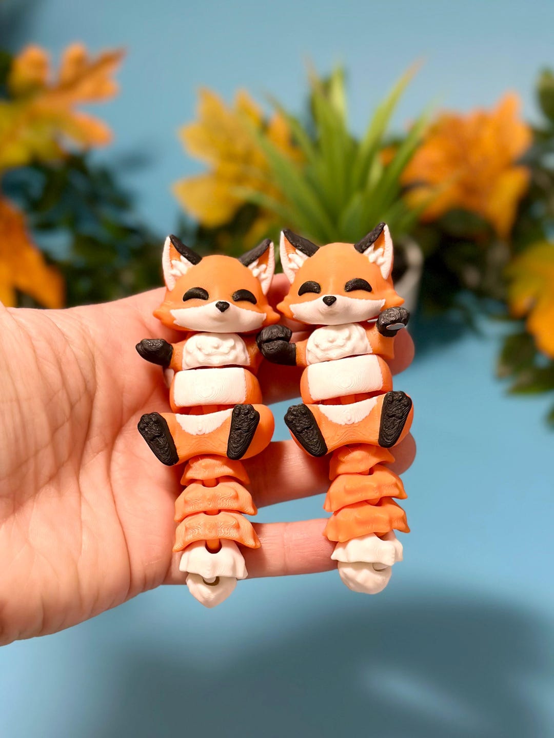 Foxy the Flexi Fox | Magnetic Hand-holding Articulated Fidget Toy | 3D ...