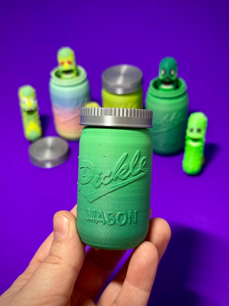 Jar O' Pickles - Mystery 2 Pack + Mini Jar | 3D Printed Tickles the ...