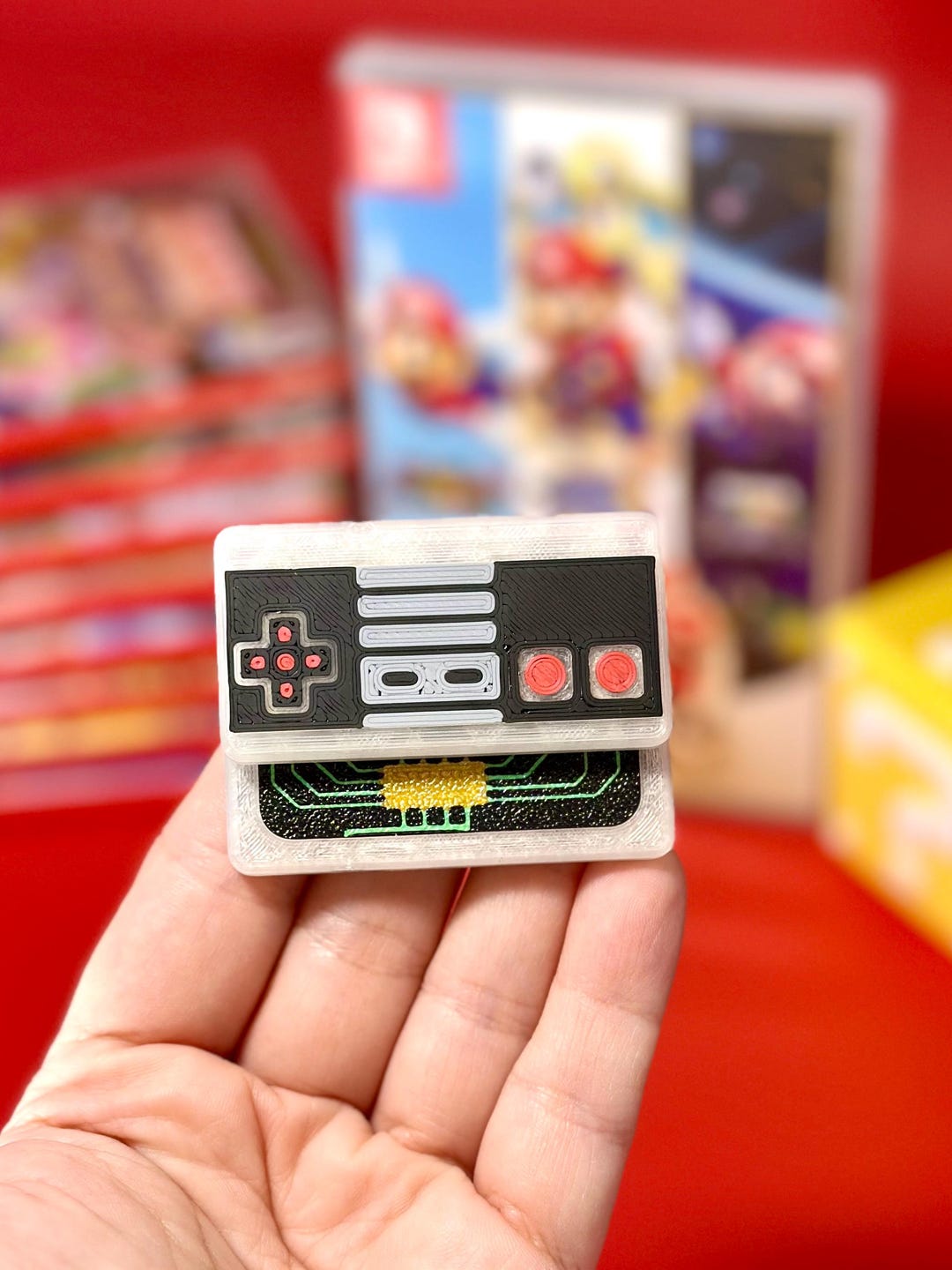 Retro NES Controller Magnetic Fidget Slider Toy | Transparent Edition ...