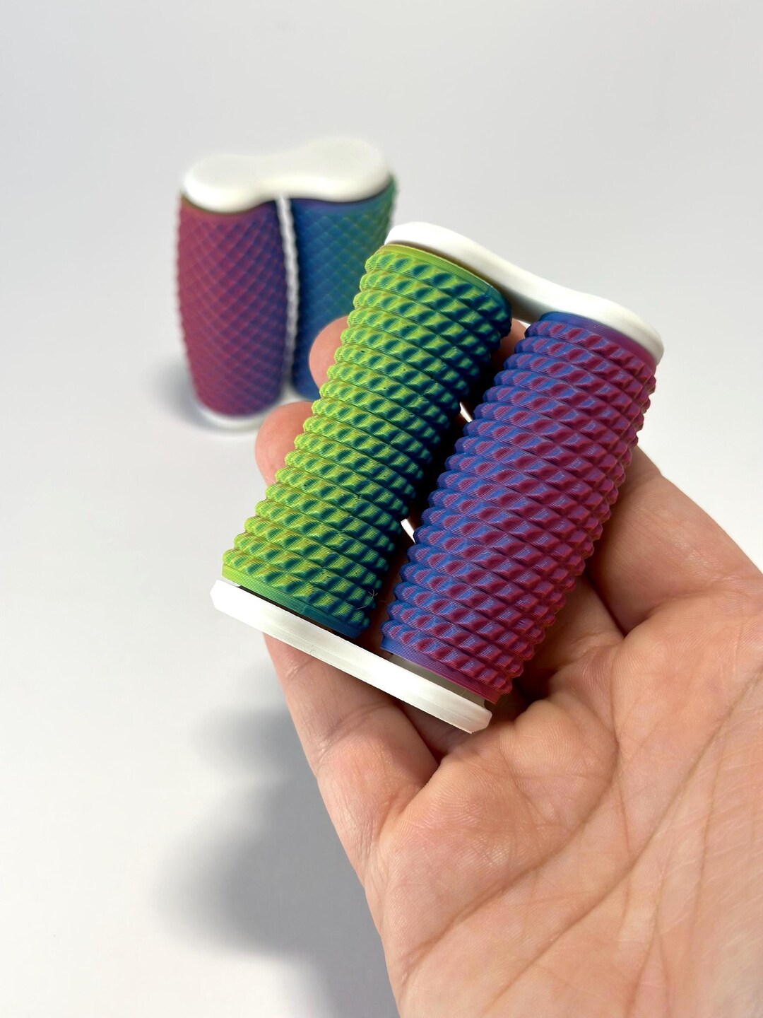 3D Printed Dual Hand Roller Fidget Toy: Tactile Sensory Stimming ...