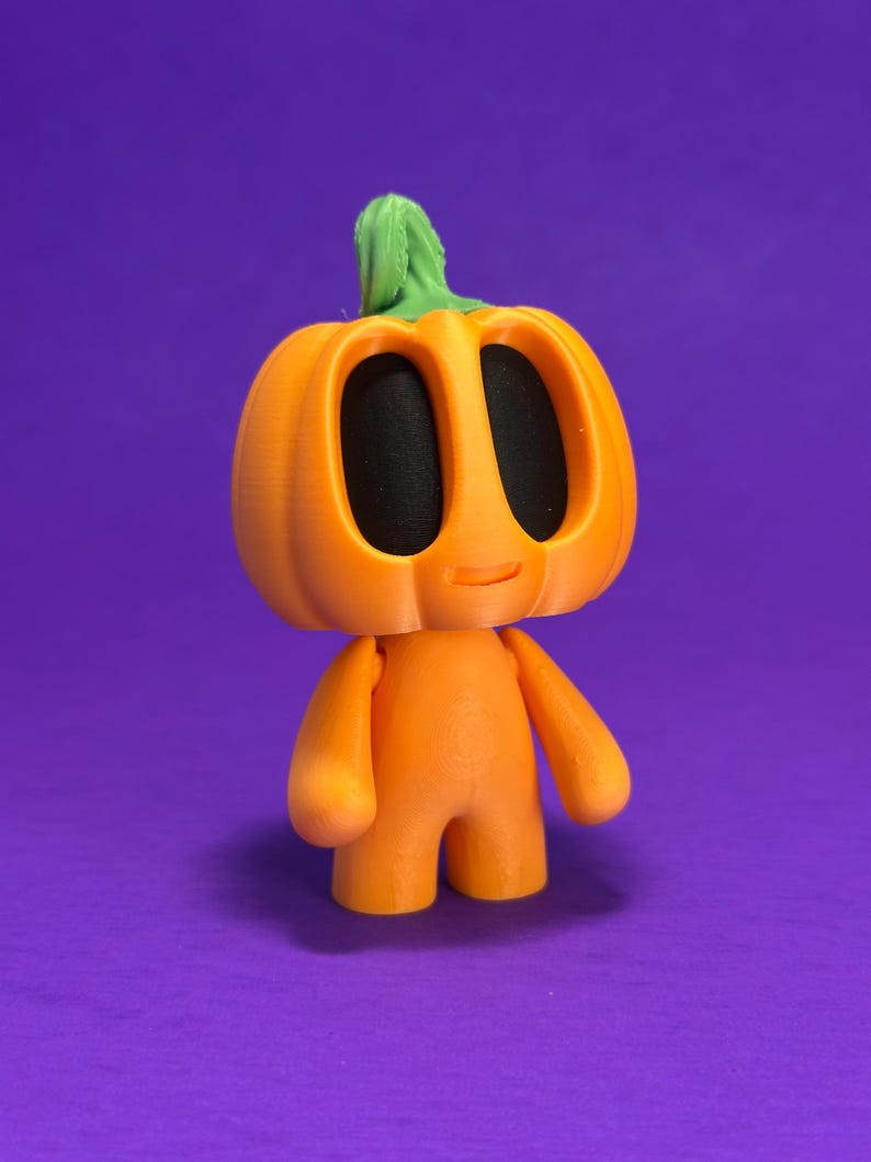 3D Printed Articulated Customizable Blob Pumpkin Figures, Halloween ...