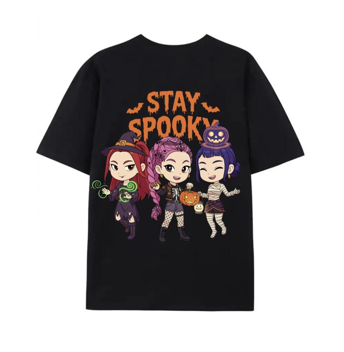 Halloween Kpop Huntrix PNG, Spooky Demon Hunters PNG, Saja Girls PNG ...