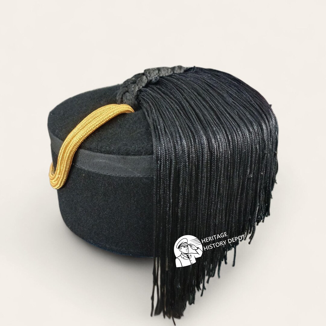 Italian Military Fez Hat: Handmade Reenactment Cap Simple Version With ...