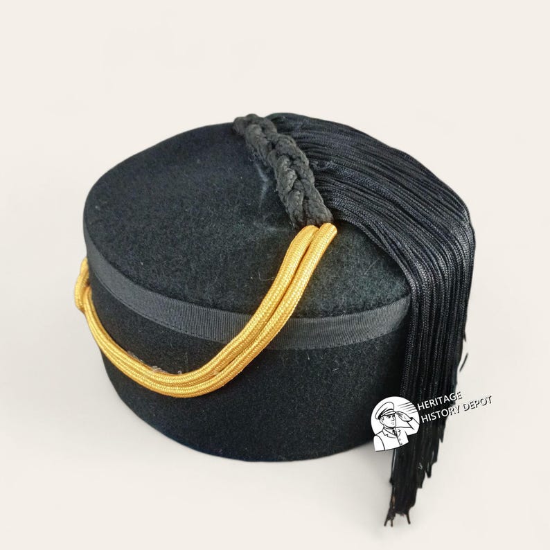 Italian Military Fez Hat: Handmade Reenactment Cap Simple Version With ...