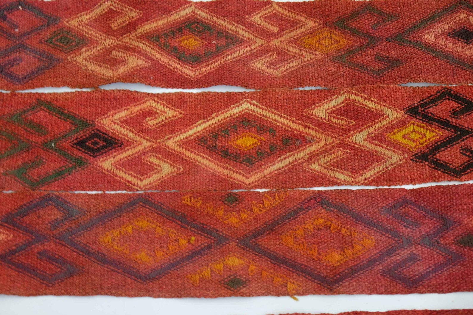 Uzbek yurt decor Wool tent bandUzbek decorRoom | Etsy