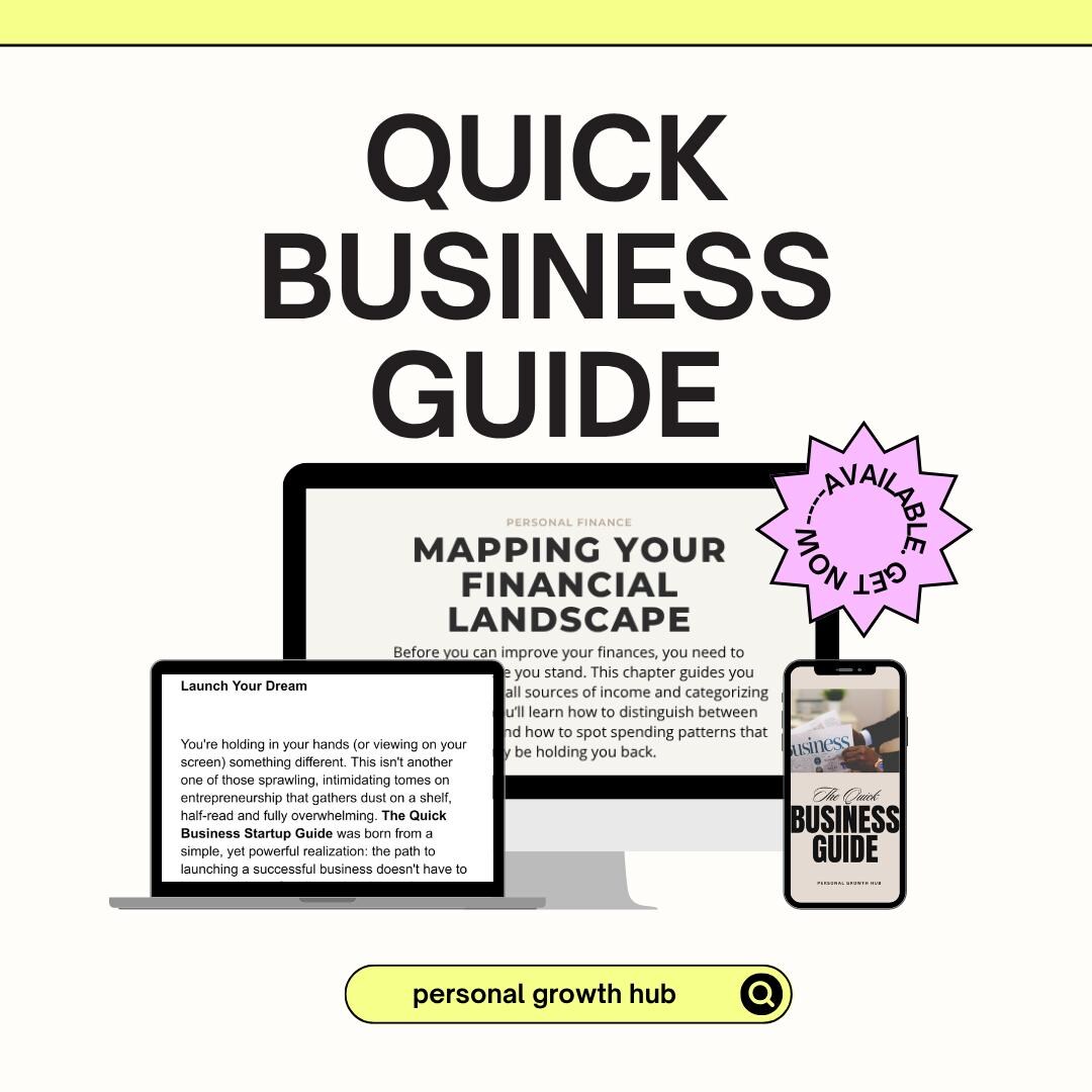 Quick Business Start-up Guide: Beginner's Digital Ebook (PDF) - Etsy