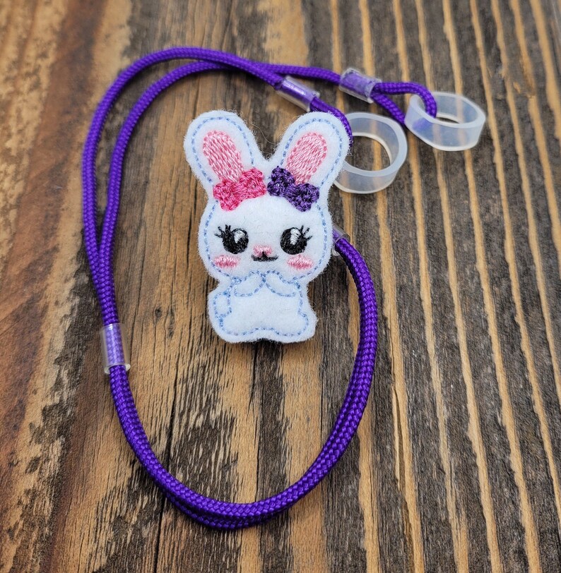 Emma the Bunny Hearing Aid Cord or Cochlear Implant Cord - Etsy