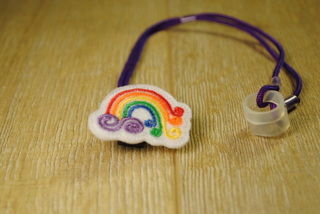 Rainbow Hearing Aid Cord or Cochlear Implant Cord - Etsy