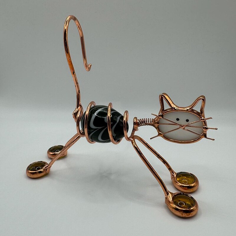 Wire Cat - Etsy