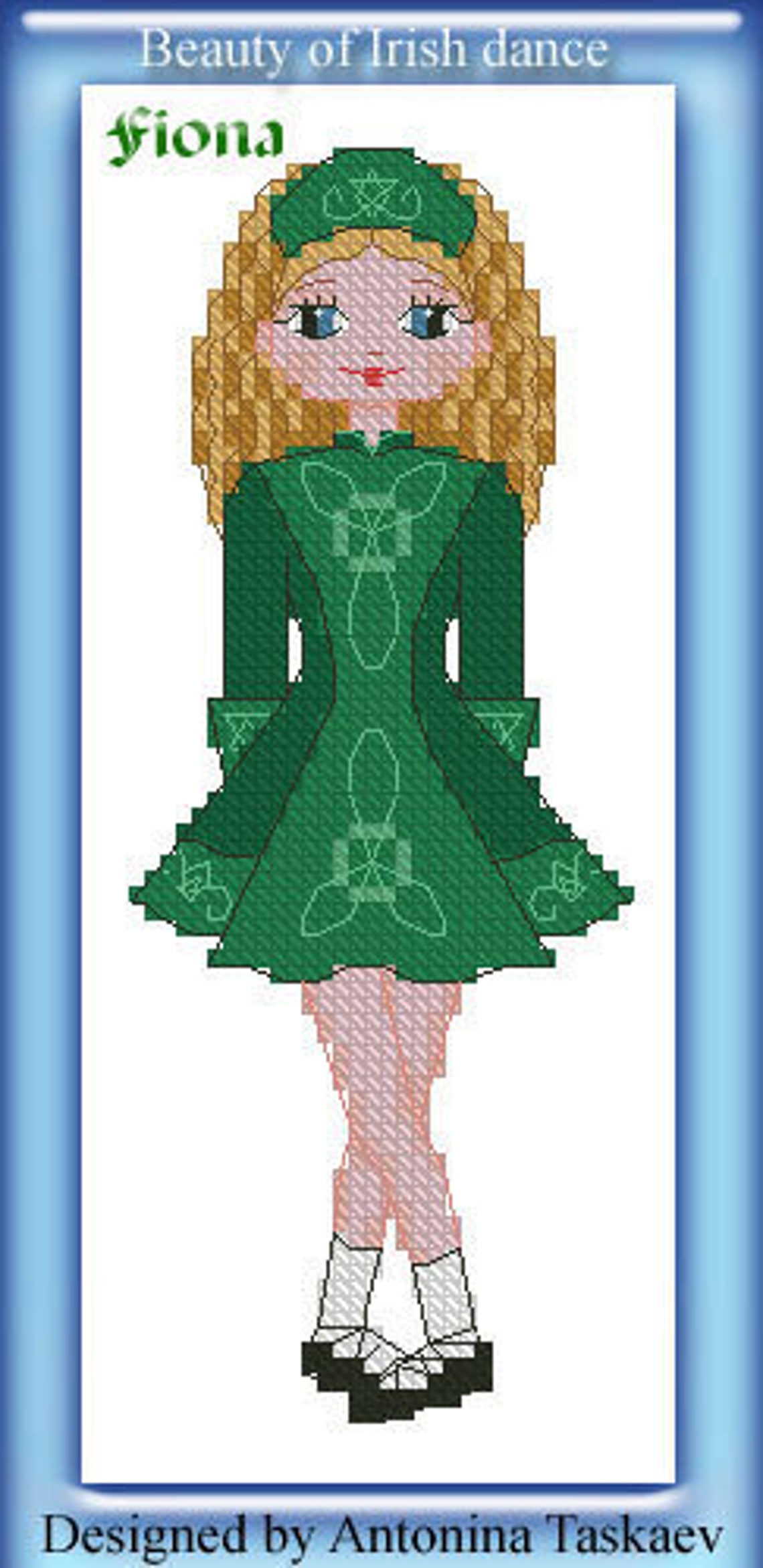 Beauty of Irish Dance Fiona Cross Stitch Pattern - Etsy