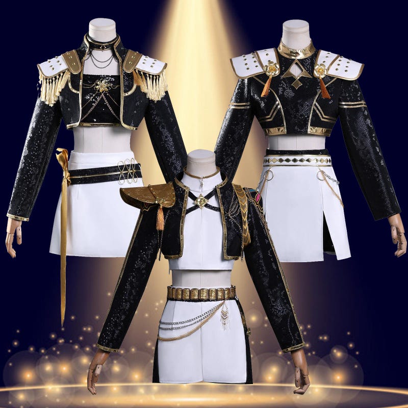 Golden huntrix costume - Etsy México