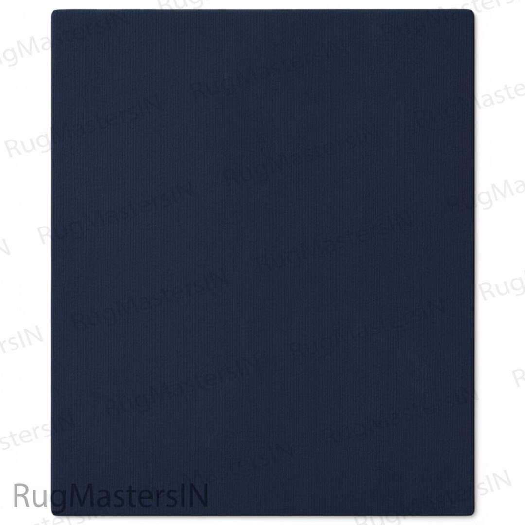 Hand-tufted Navy Blue Wool Rug - Etsy