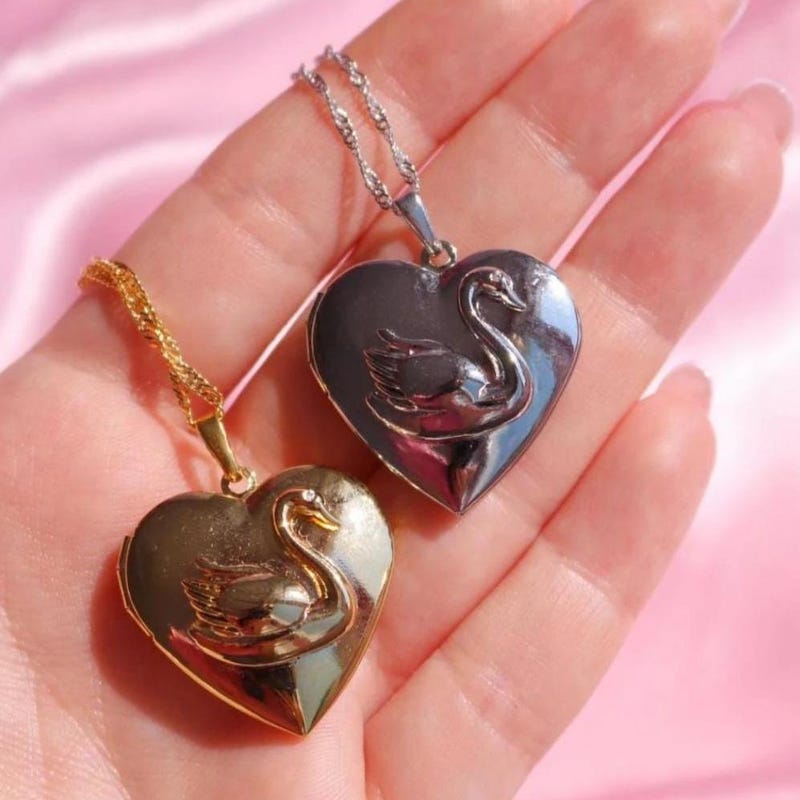 Swan Princess Locket - Etsy