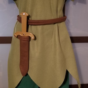 Peter Pan Dagger 14" Plastic Toy Knife With Sheath and Belt for Your ...