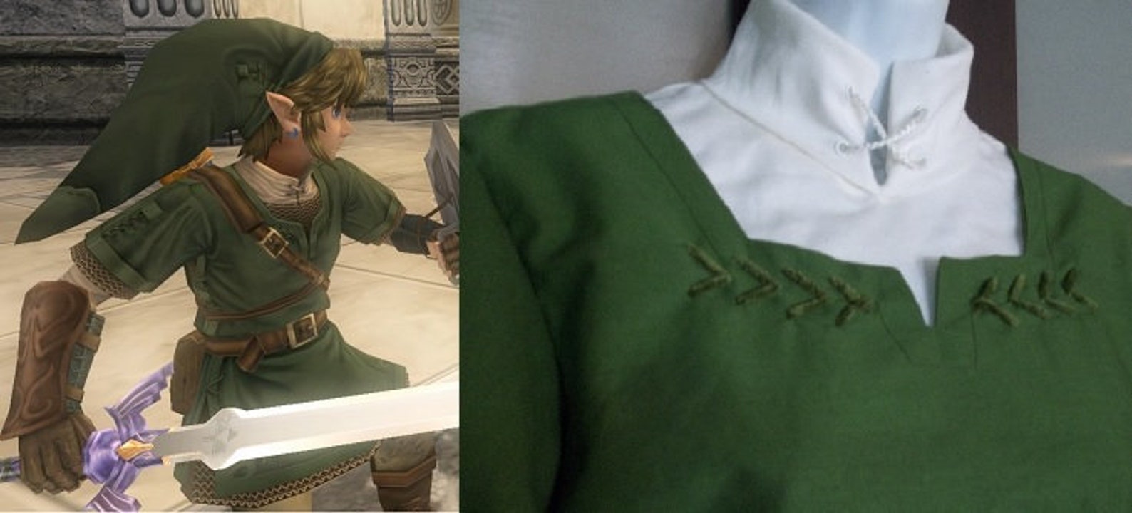 Link Costume in the Twilight Princess Style Custom Made FAST in the USA ...