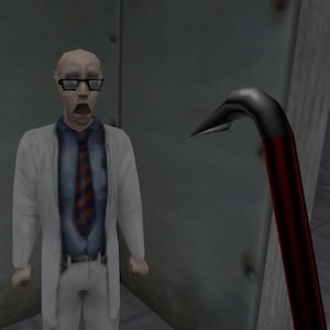 Half Life Cosplay Scientist Costume Pieces Black Mesa ID, Neck Tie and ...