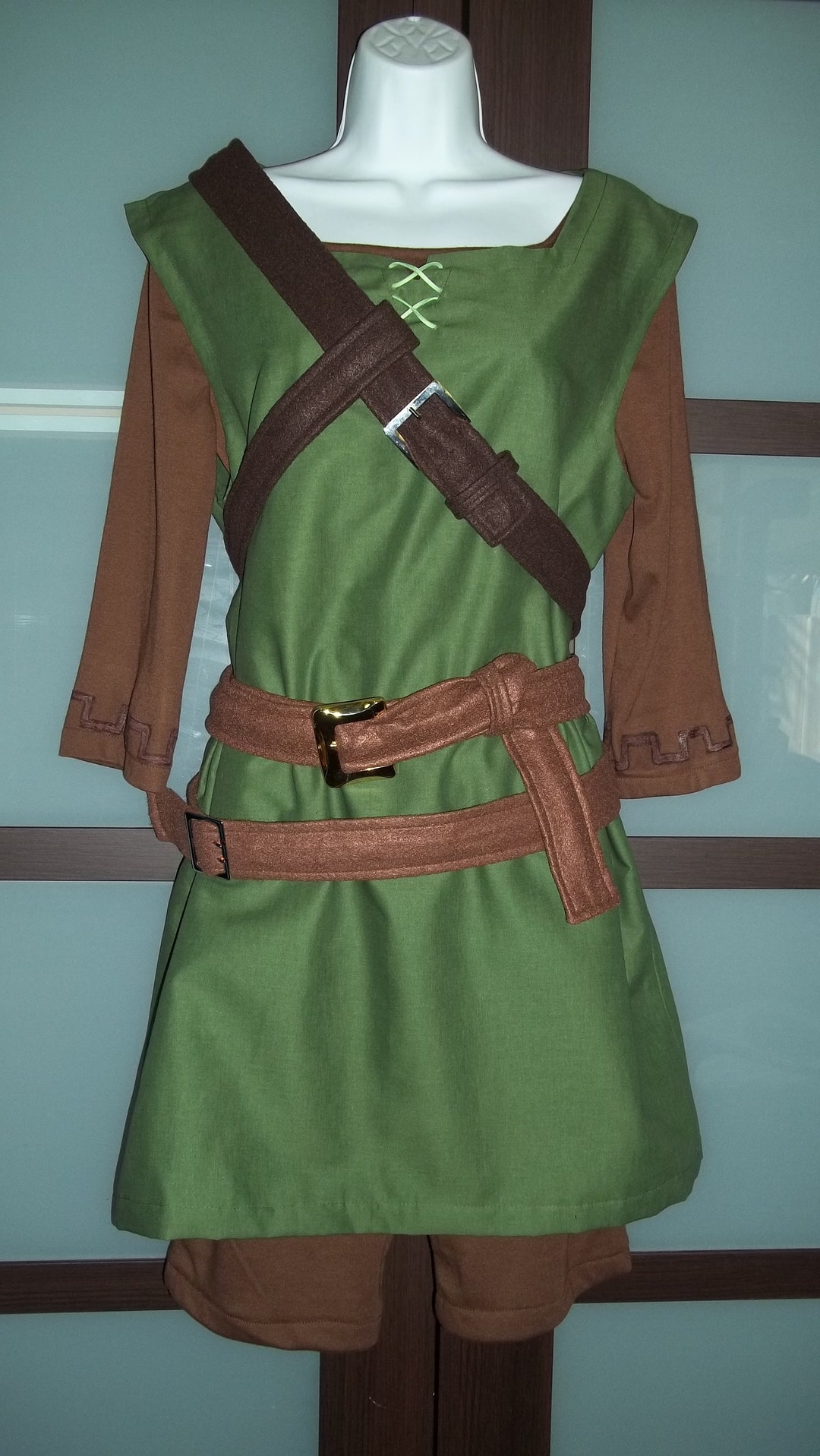Tunic of the Wild Complete Link Costume: Tunic Hat Belts - Etsy