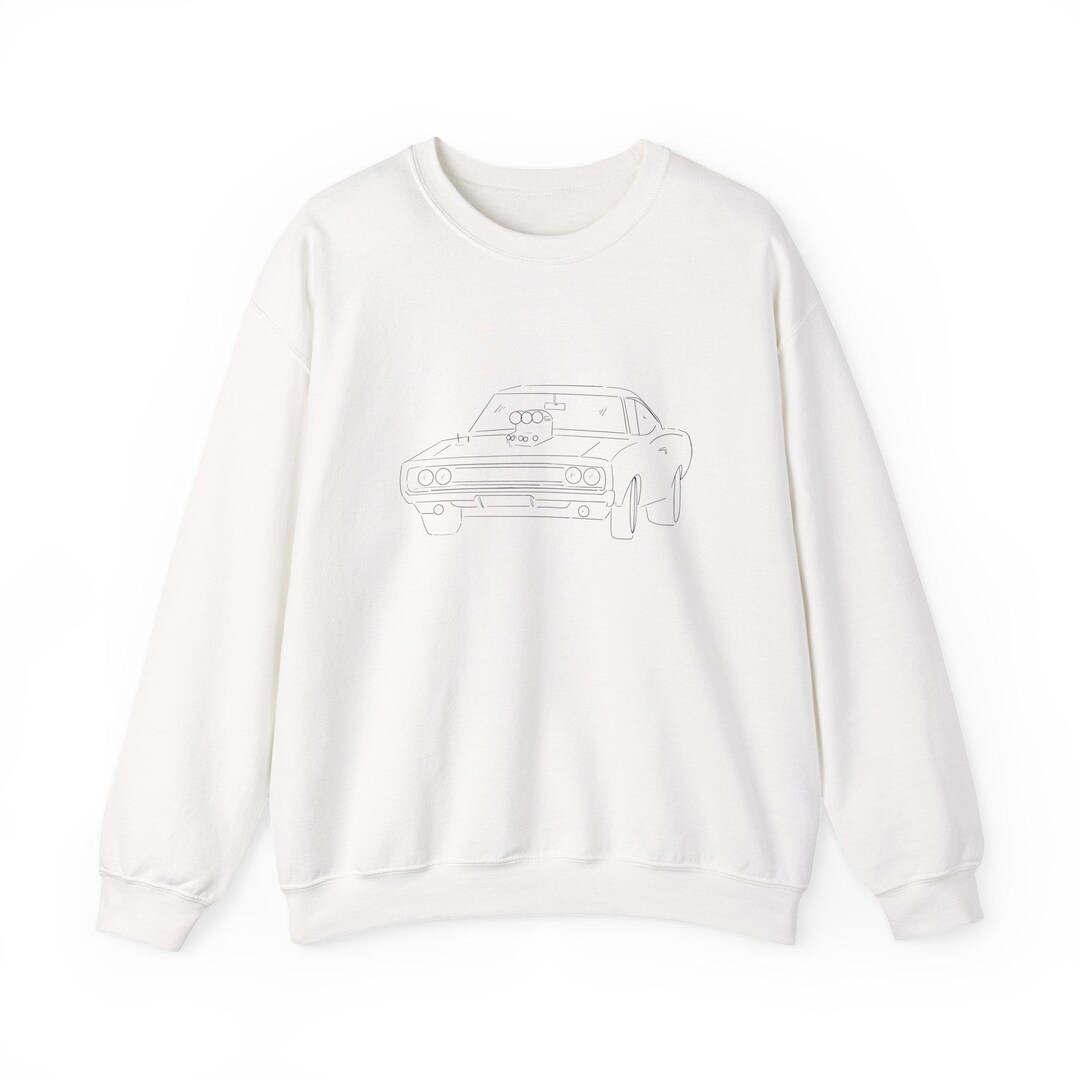 Dominic Toretto's Dodge Charger Minimalist Crewneck From Fast & Furious ...