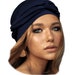 Dark Navy Blue Head Scarf Head Cover for Women Tichel Head - Etsy