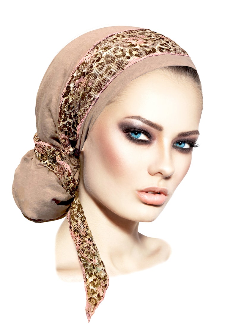 Taupe Beige Head Cover for Women Headscarf Headcovering Boho - Etsy