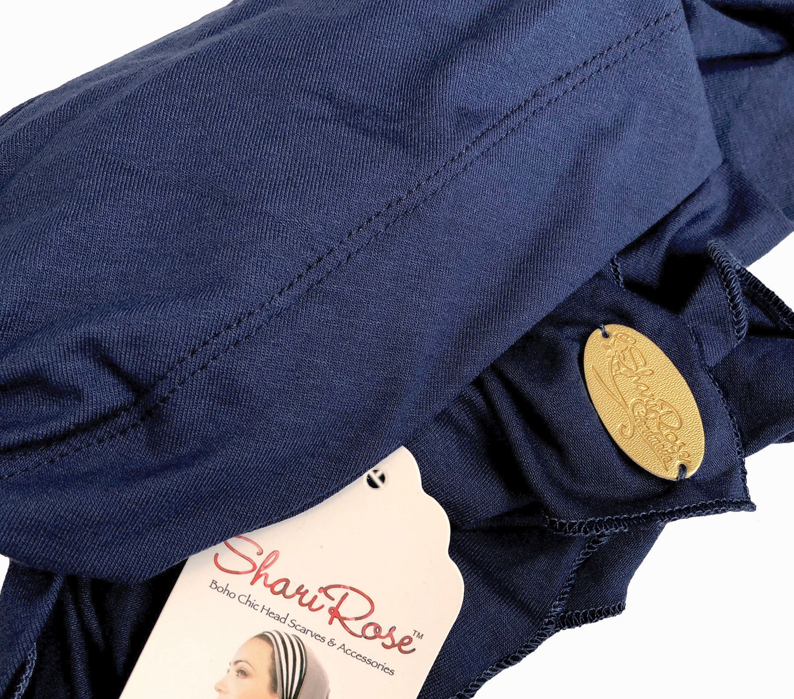 Dark Navy Blue Head scarf Head cover for Women Tichel Head | Etsy