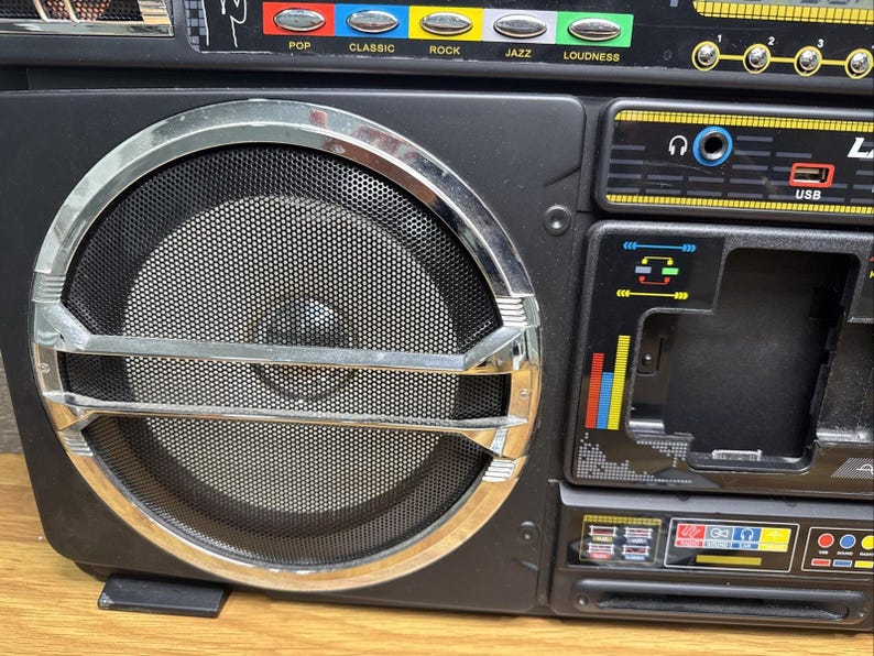 LASONIC I-931 Retro Boombox Am/fm Radio USB SD Aux Ipod W/ Remote - Etsy