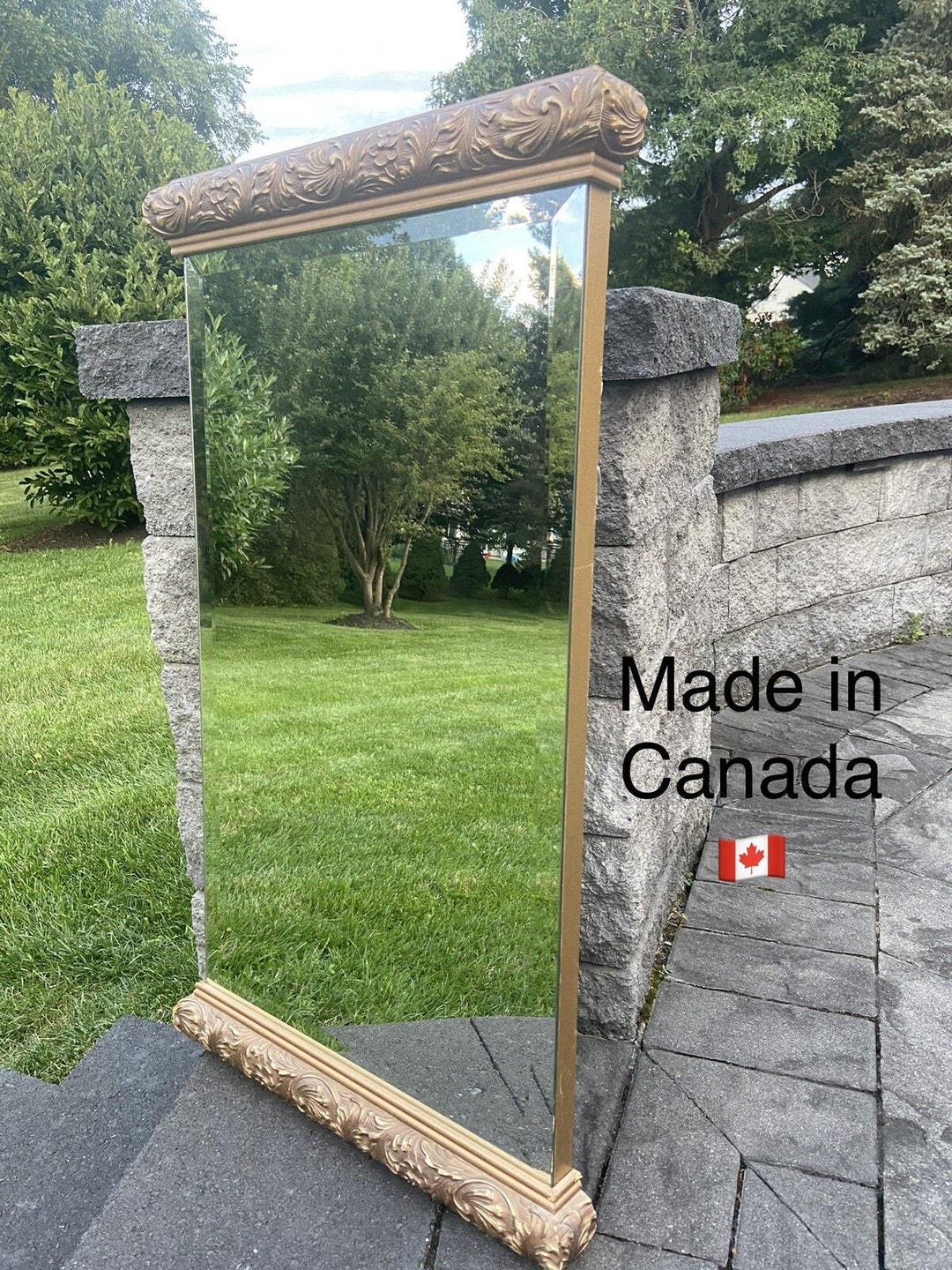 VTG Windsor Decor of Canada Beveled Wall Mirror 24.25x20" MCM Hollywood ...