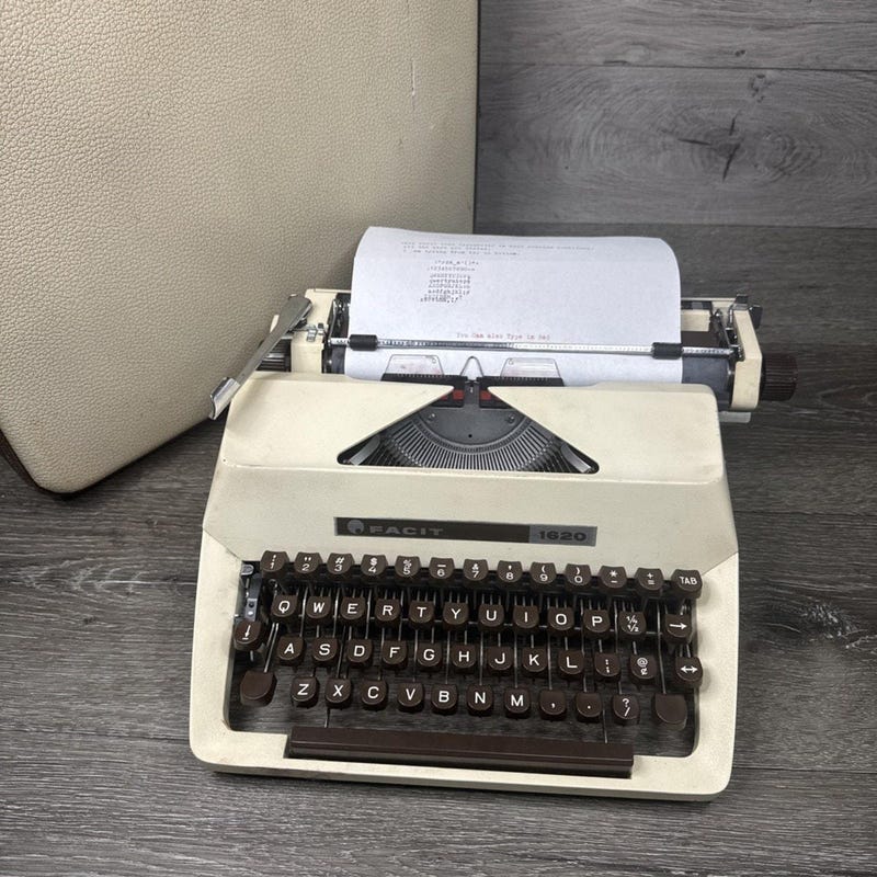 Vintage Typewriter Tested - Etsy