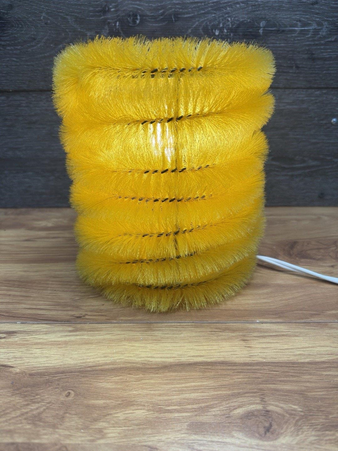 Vintage IKEA Lysboj Yellow Bottle Brush Lamp Shade 2001 Postmodern ...