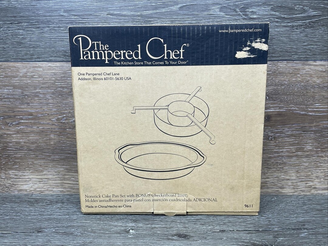 Pampered Chef Single Cake Pan With Checkerboard Insert #9611 - Etsy