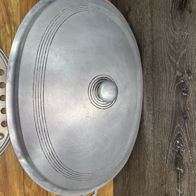 Wagner Ware Sidney 269M Cast Aluminum Oval Roaster Drip-drop Lid ...