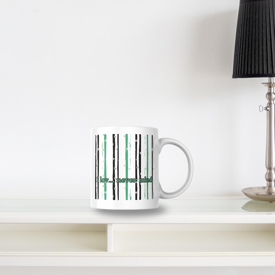 I Lov… Never Mind Mug Wrap | Digital Download | Minimalist Coffee Mug ...