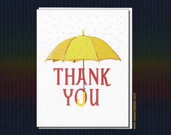 Umbrella Thank You - Etsy