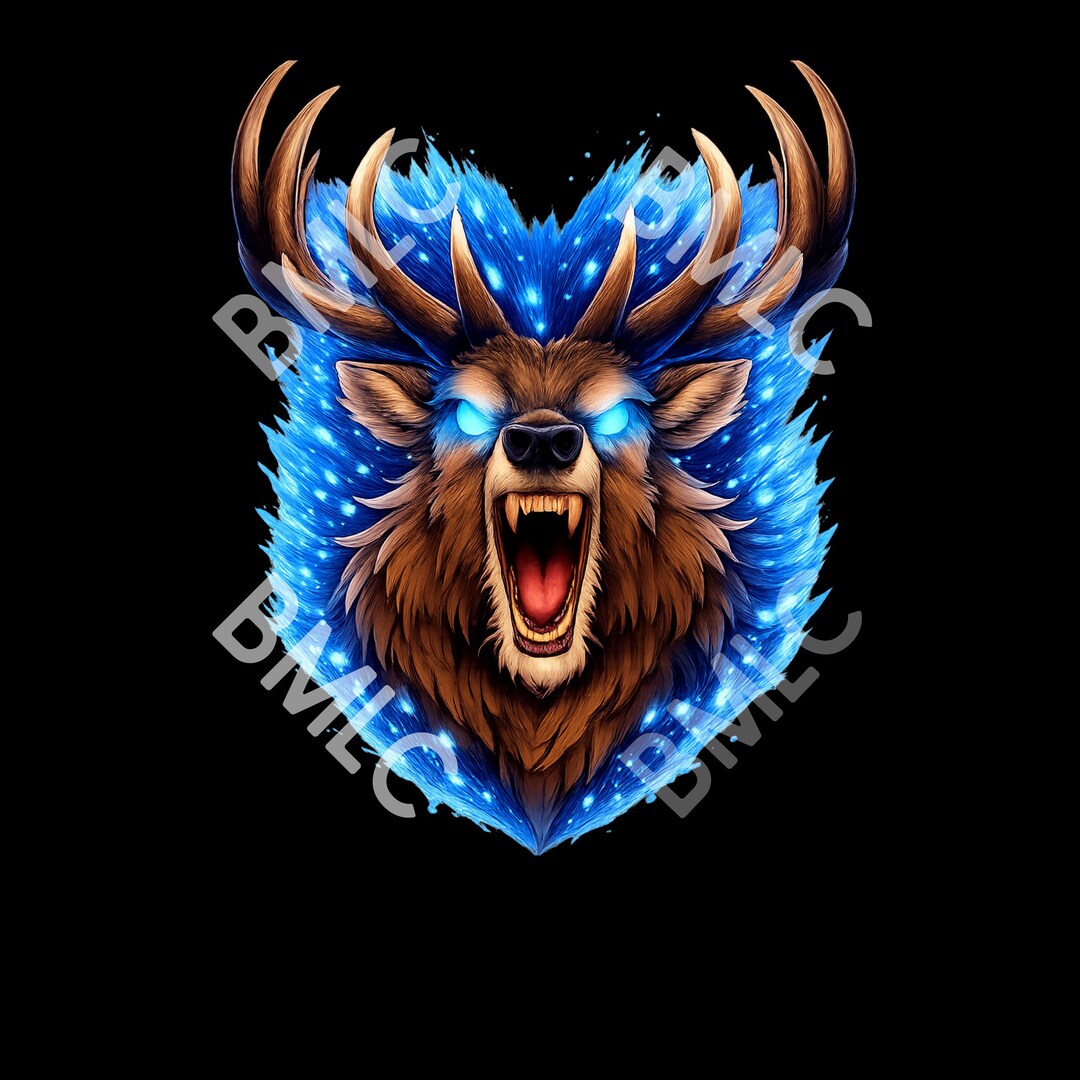 Roaring Elk PNG - Etsy