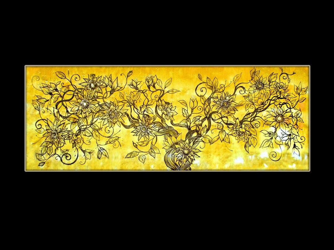 Golden Tree Canvas Print: Tolkien's Laurelin, Valinor Fan Art - Etsy